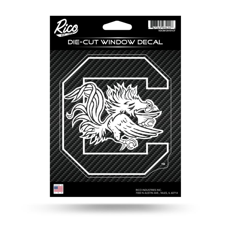 University Of South Carolina Gamecocks - Die Cut Carbon Fiber Vinyl ...