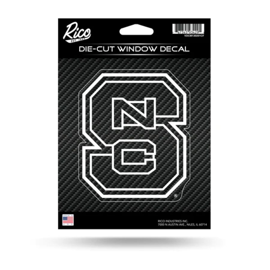 North Carolina State University Wolfpack - Die Cut Carbon Fiber Vinyl ...