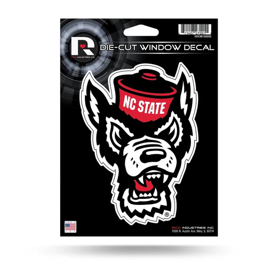 North Carolina State University Wolfpack Mascot - Die Cut Vinyl Sticker ...