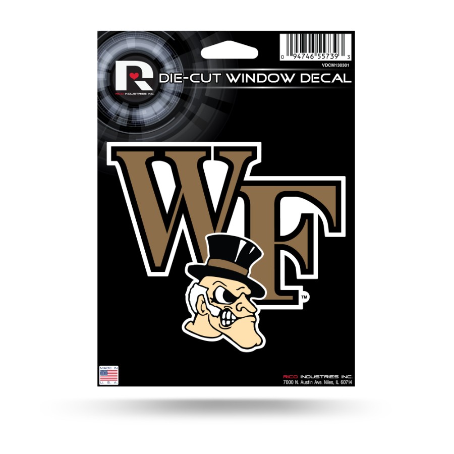 Wake Forest University Demon Deacons - Die Cut Vinyl Sticker at Sticker ...