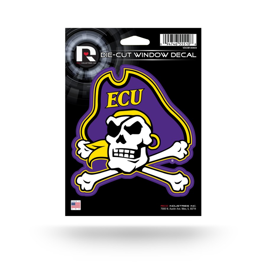 East Carolina University Pirates - Die Cut Vinyl Sticker at Sticker Shoppe