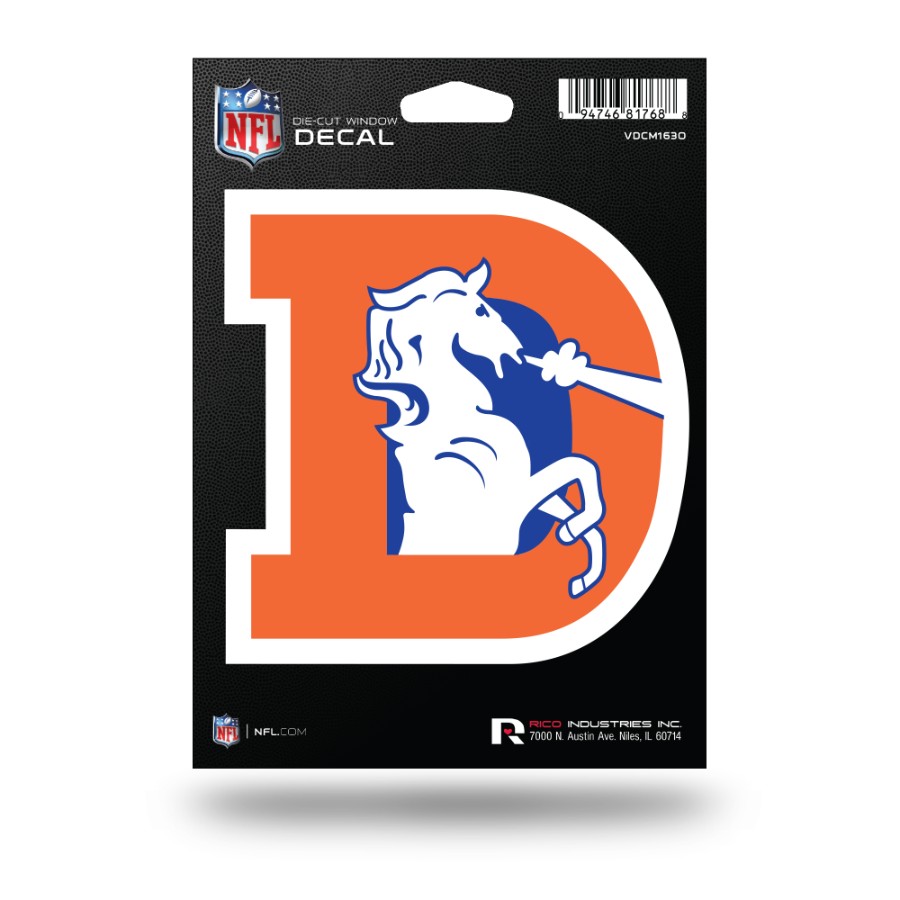 Denver Broncos Retro Logo - Die Cut Vinyl Sticker at Sticker Shoppe