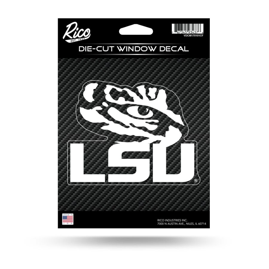 Louisiana State University LSU Tigers - Die Cut Carbon Fiber Vinyl ...