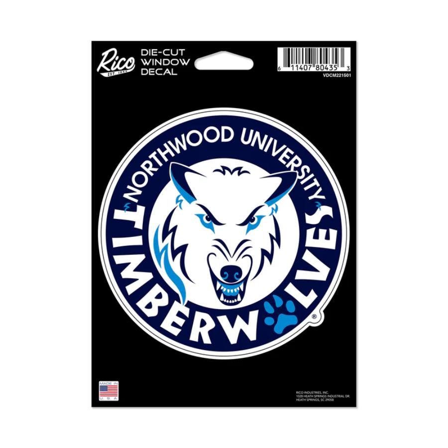 Northwood Timberwolves - Die Cut Vinyl Sticker at Sticker Shoppe