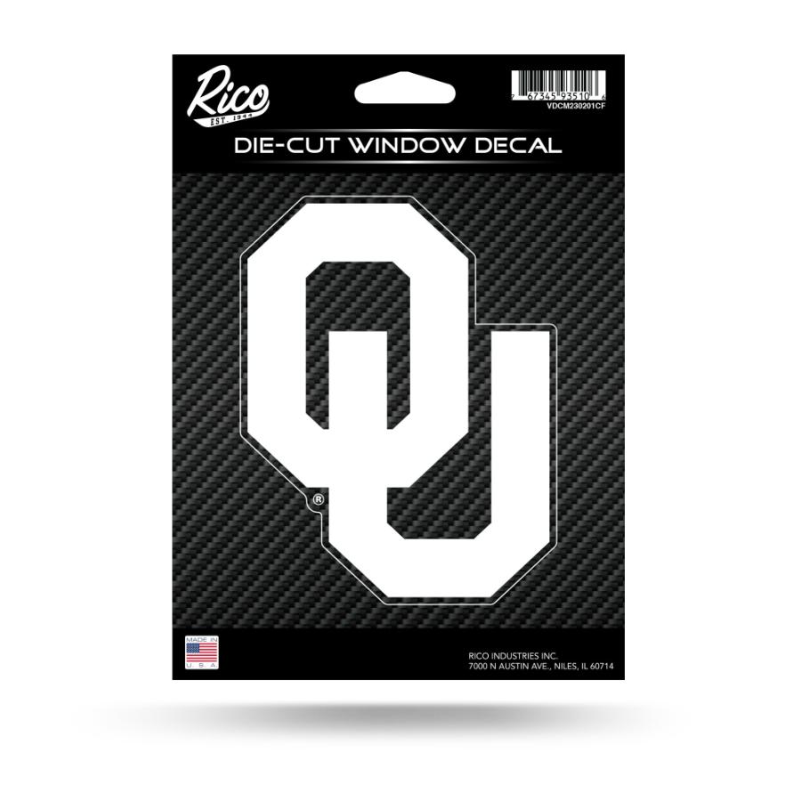 University Of Oklahoma Sooners - Die Cut Carbon Fiber Vinyl Sticker at ...