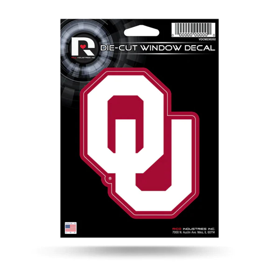 University Of Oklahoma Sooners - Die Cut Vinyl Sticker at Sticker Shoppe