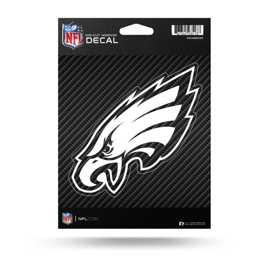 Philadelphia Eagles - Die Cut Carbon Fiber Vinyl Sticker at Sticker Shoppe