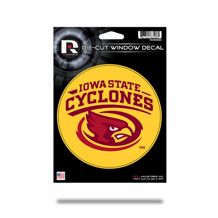 Iowa State University Cyclones - Round Vinyl Sticker at Sticker Shoppe