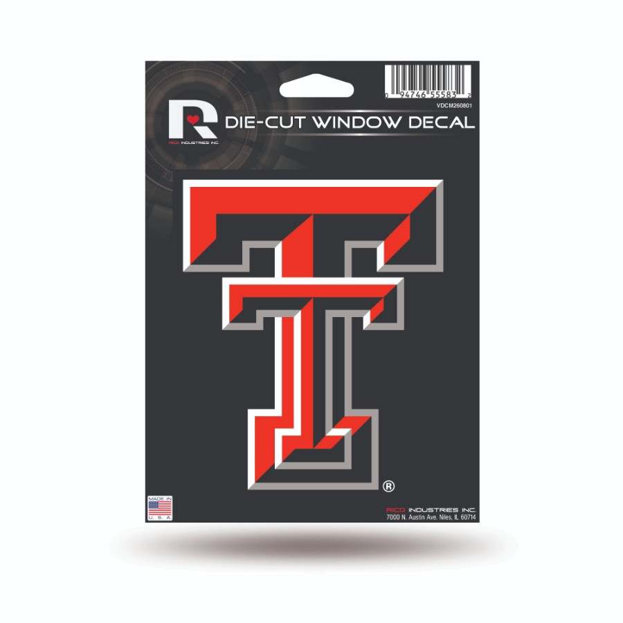 Texas Tech University Red Raiders - Die Cut Vinyl Sticker at Sticker Shoppe