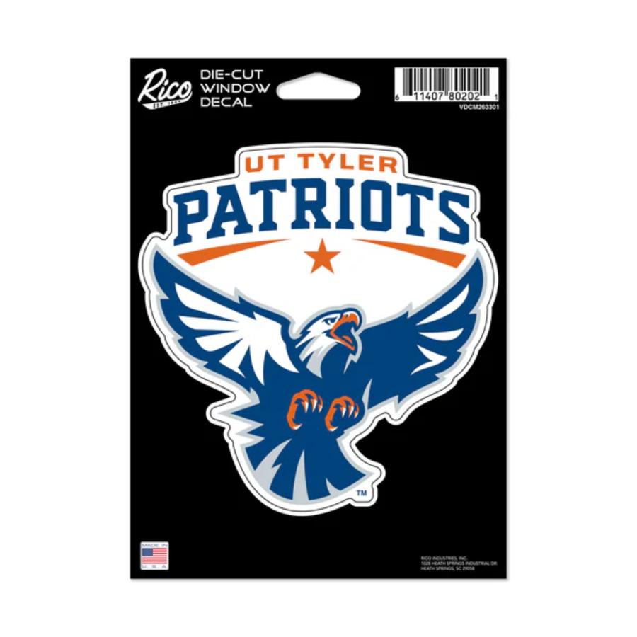 Texas-Tyler Patriots - Die Cut Vinyl Sticker at Sticker Shoppe