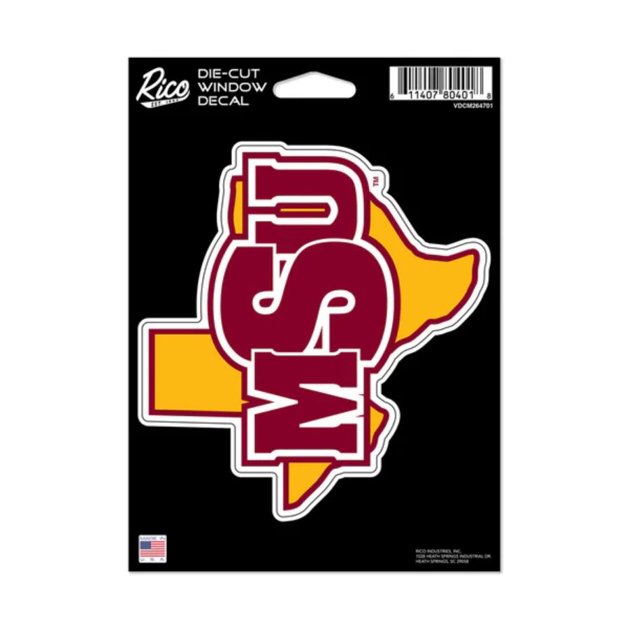Midwestern State Mustangs - Die Cut Vinyl Sticker at Sticker Shoppe