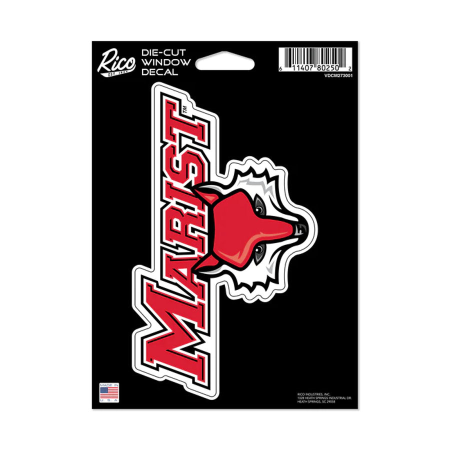 Marist Red Foxes - Die Cut Vinyl Sticker at Sticker Shoppe