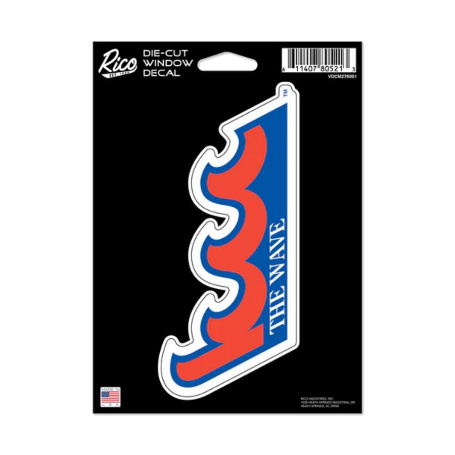 KCC Wave - Die Cut Vinyl Sticker at Sticker Shoppe