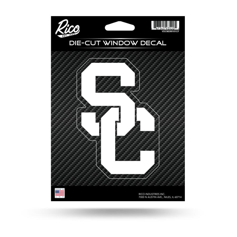 University Of Southern California USC Trojans - Die Cut Carbon Fiber ...