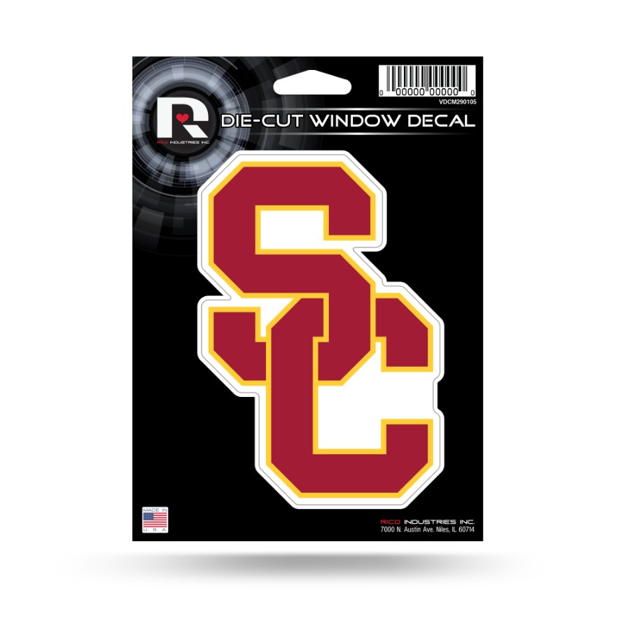 University Of Southern California USC Trojans White - Die Cut Vinyl ...