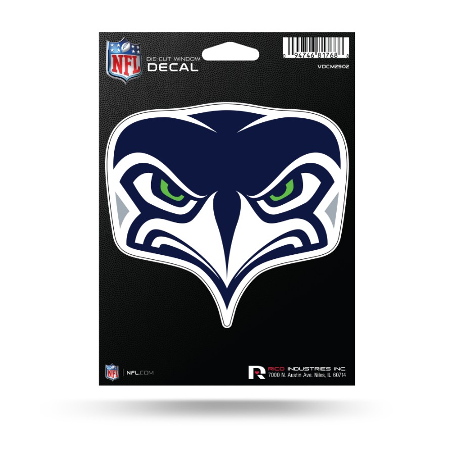 Seattle Seahawks Hawk Head Logo - Die Cut Vinyl Sticker at Sticker Shoppe