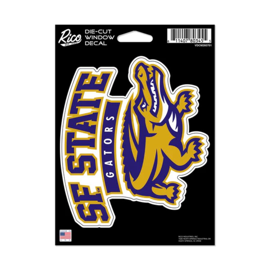 San Francisco State Gators - Die Cut Vinyl Sticker at Sticker Shoppe