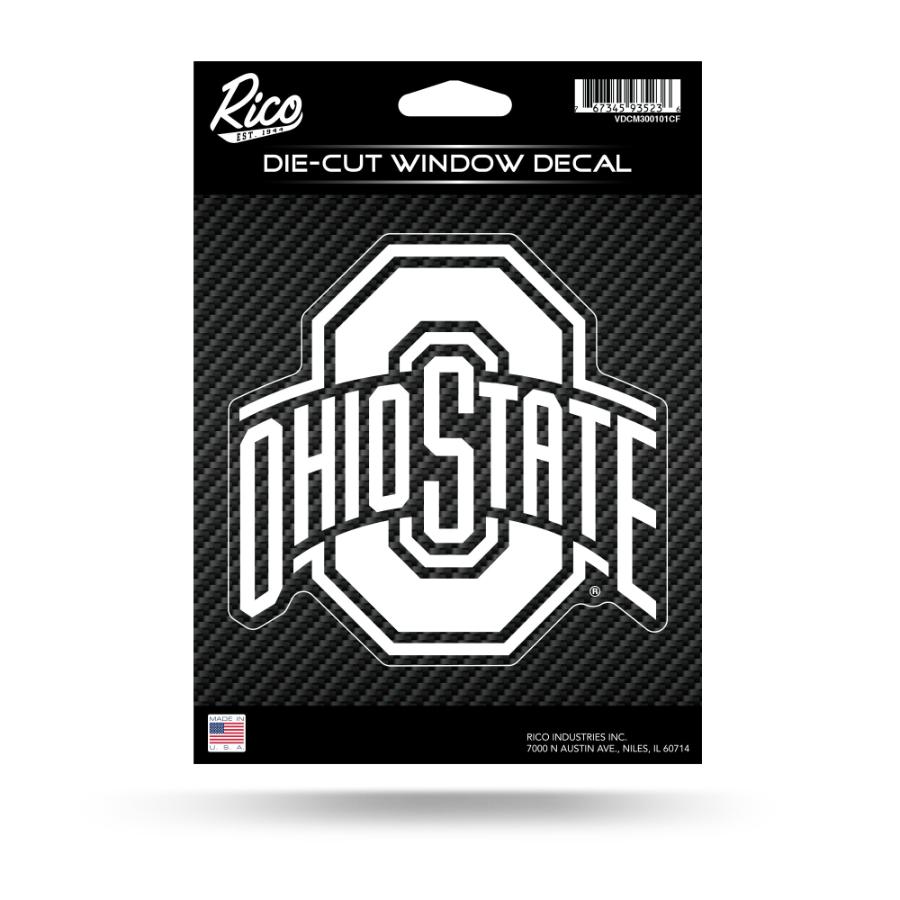 Ohio State University Buckeyes - Die Cut Carbon Fiber Vinyl Sticker at ...