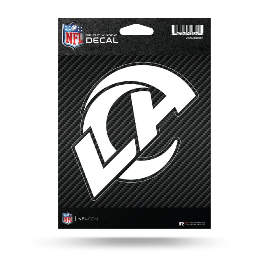Los Angeles Rams - Die Cut Carbon Fiber Vinyl Sticker at Sticker Shoppe