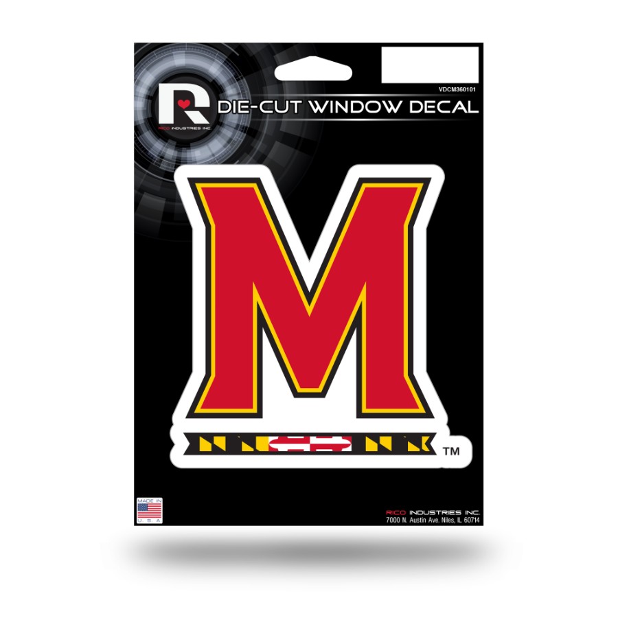 University Of Maryland Terrapins - Die Cut Vinyl Sticker at Sticker Shoppe