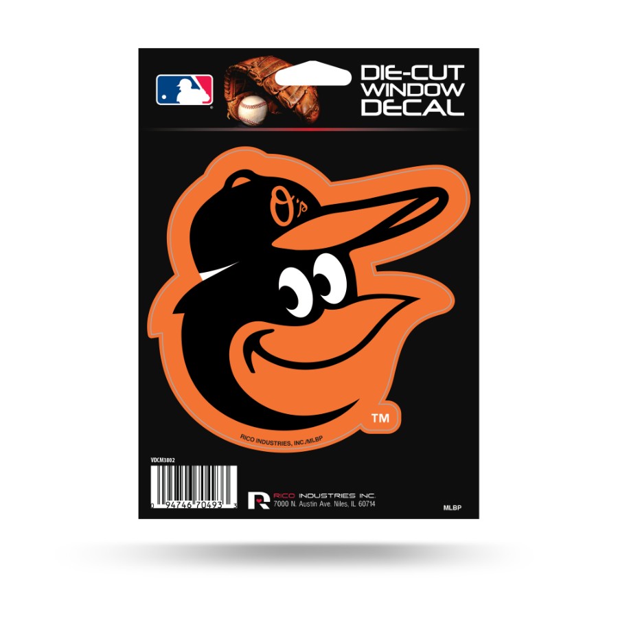 Baltimore Orioles Script Logo - Die Cut Vinyl Sticker at Sticker Shoppe