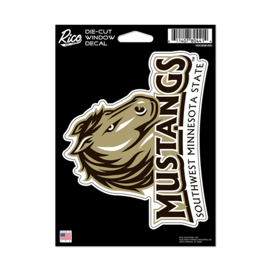 Southwest Minnesota Mustangs - Die Cut Vinyl Sticker at Sticker Shoppe