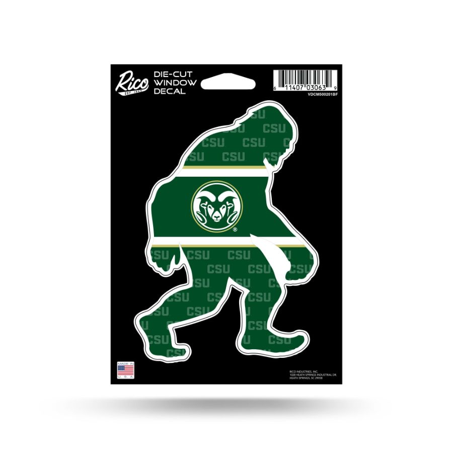 Colorado State University Rams Bigfoot - Die Cut Vinyl Sticker at ...