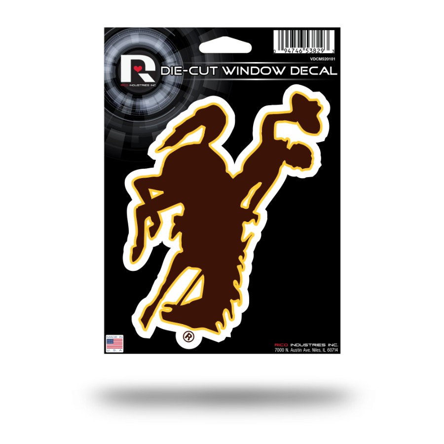 University Of Wyoming Cowboys - Die Cut Vinyl Sticker at Sticker Shoppe