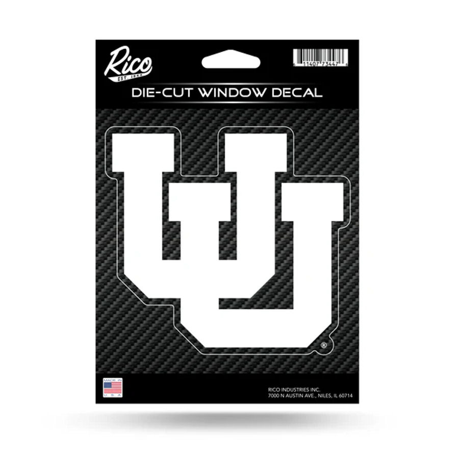 University Of Utah Utes - Die Cut Carbon Fiber Vinyl Sticker at Sticker ...