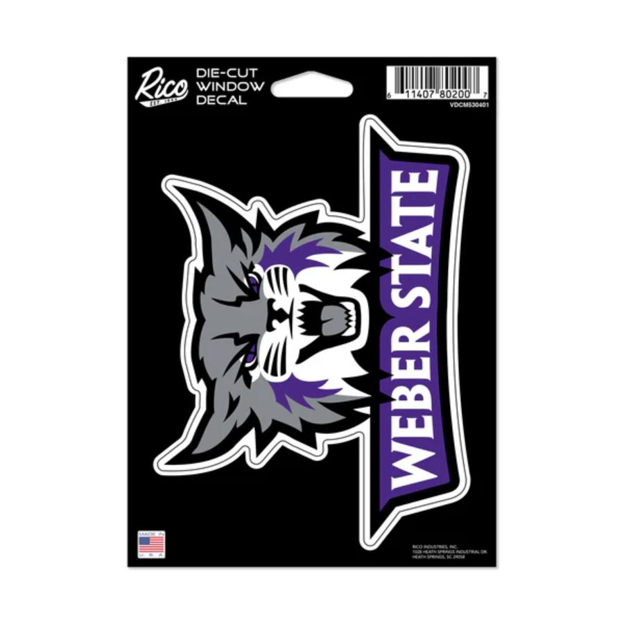 Weber State Wildcats - Die Cut Vinyl Sticker at Sticker Shoppe