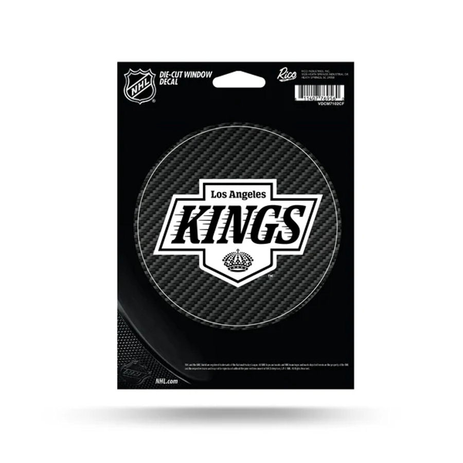 Los Angeles Kings 2024 Logo - Die Cut Carbon Fiber Vinyl Sticker at ...