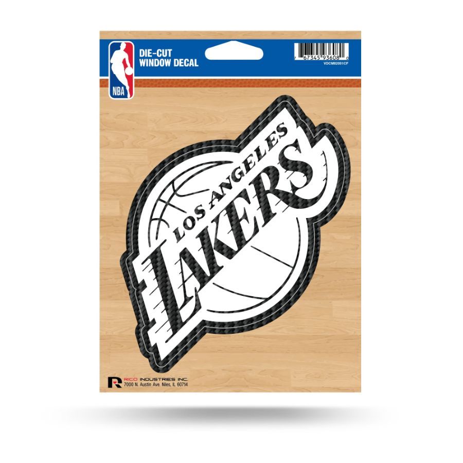 Los Angeles Lakers - Die Cut Carbon Fiber Vinyl Sticker at Sticker Shoppe
