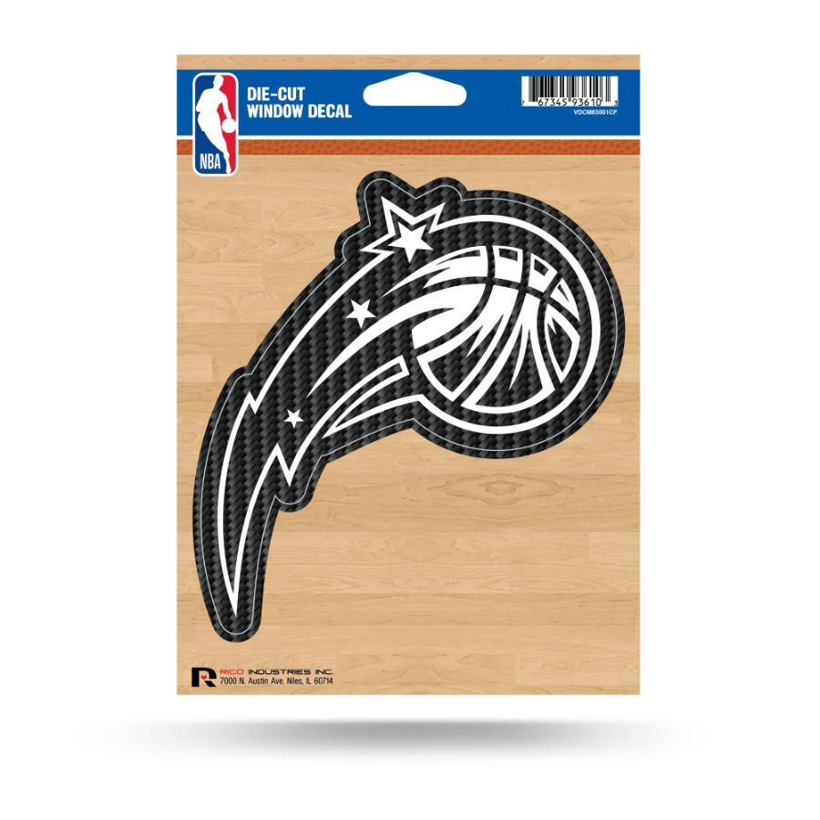 Orlando Magic - Die Cut Carbon Fiber Vinyl Sticker at Sticker Shoppe
