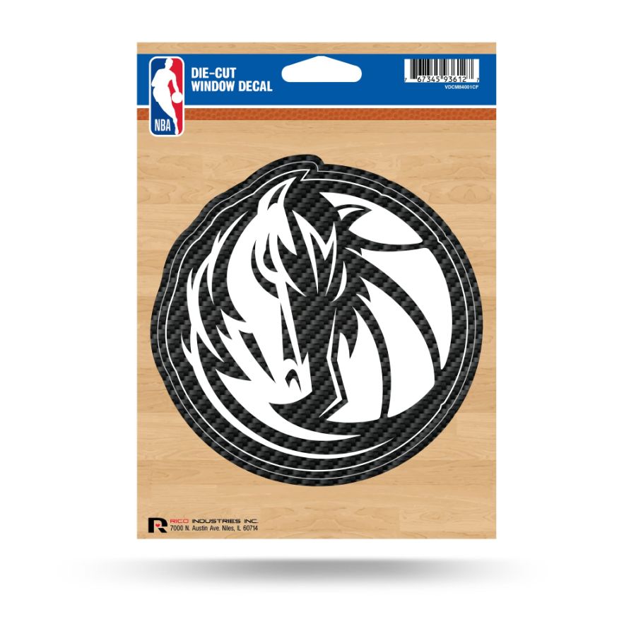 Dallas Mavericks - Die Cut Carbon Fiber Vinyl Sticker at Sticker Shoppe