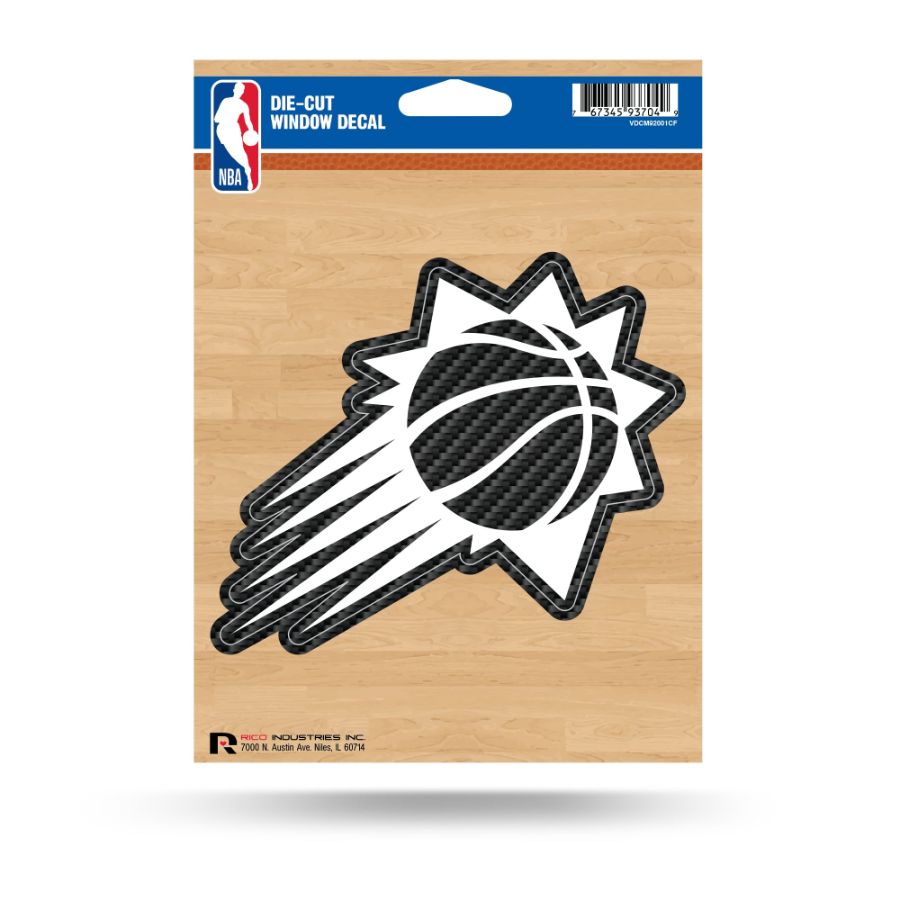Phoenix Suns - Die Cut Carbon Fiber Vinyl Sticker at Sticker Shoppe