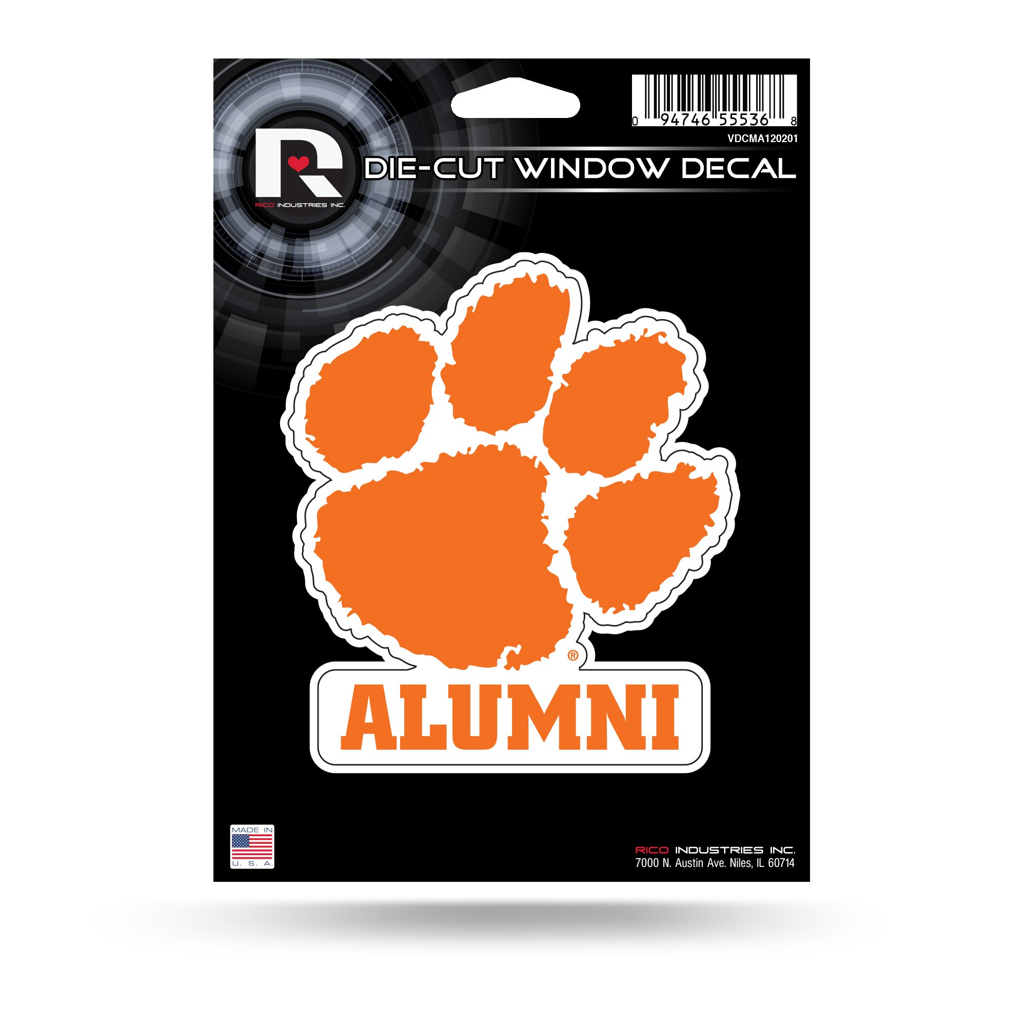 Clemson University Tigers Alumni - Die Cut Vinyl Sticker at Sticker Shoppe