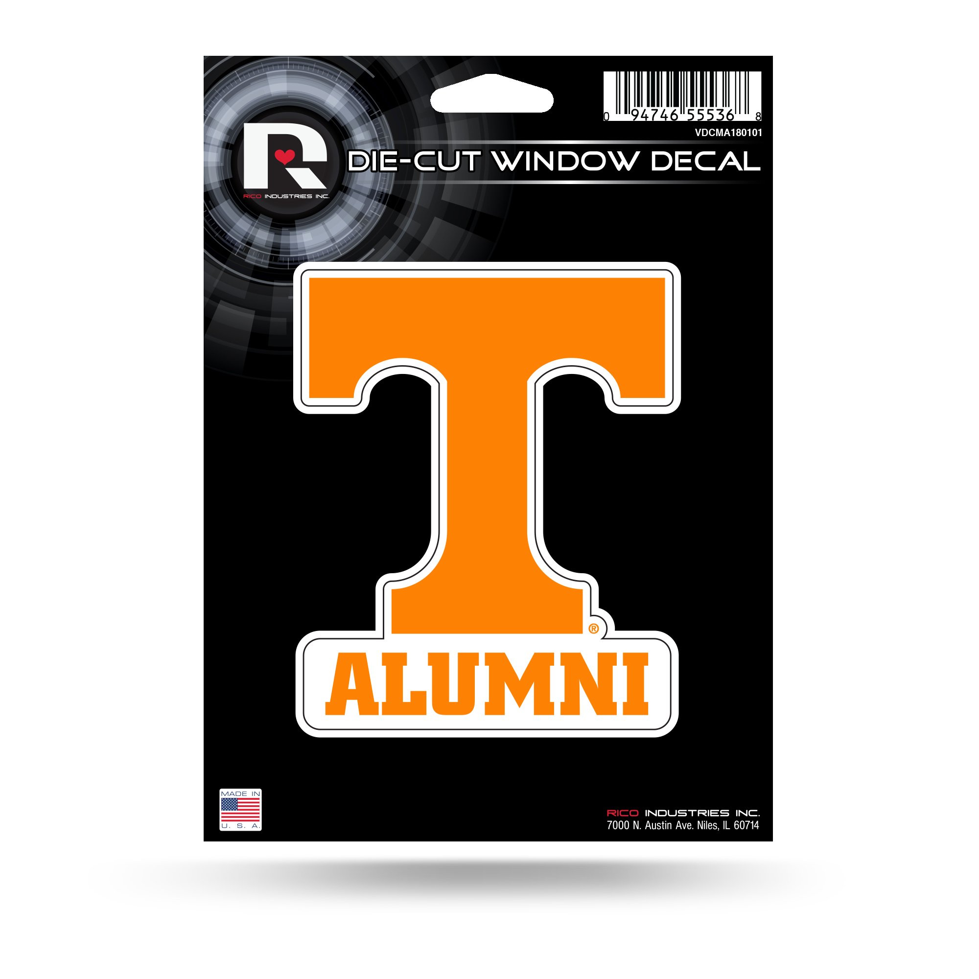 University Of Tennessee Volunteers Alumni - Die Cut Vinyl Sticker at ...