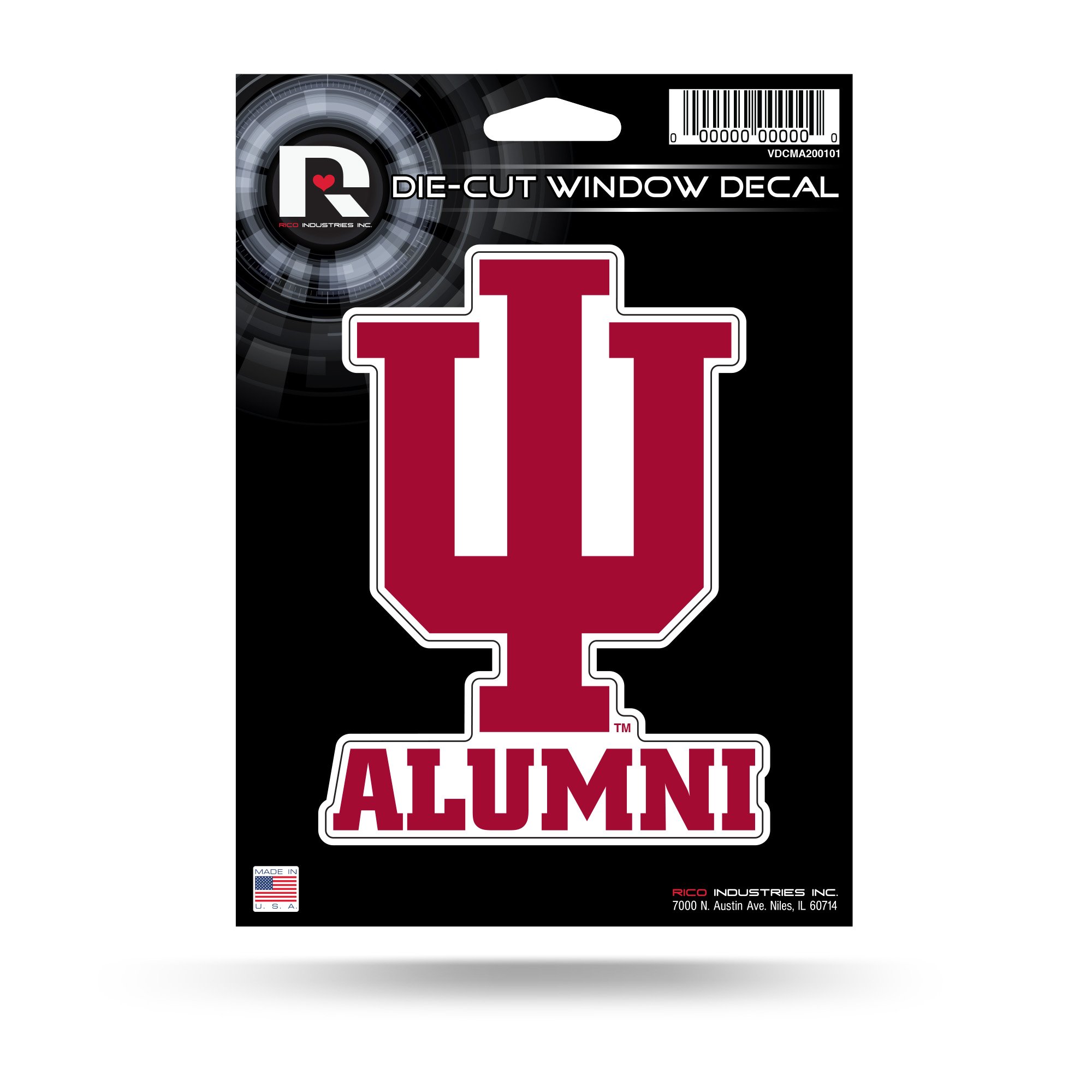 Indiana University Hoosiers Alumni - Die Cut Vinyl Sticker at Sticker ...