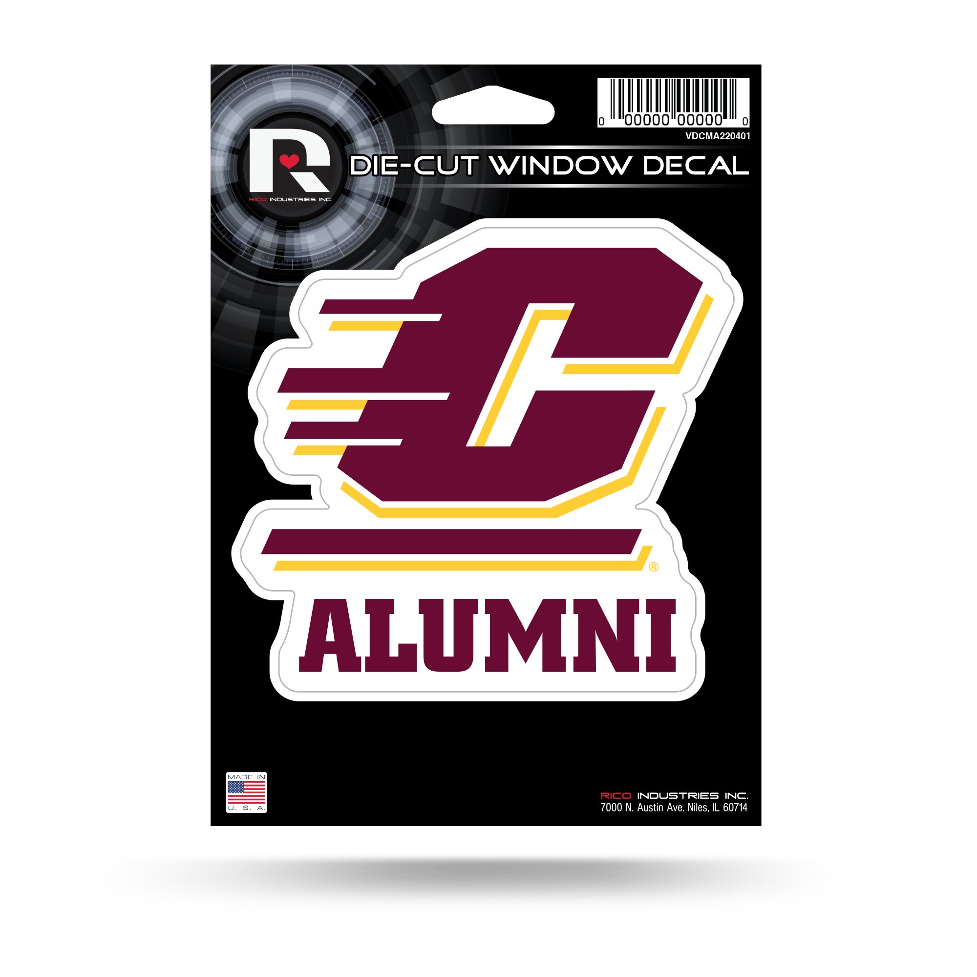 Central Michigan University Chippewas Alumni - Die Cut Vinyl Sticker at ...