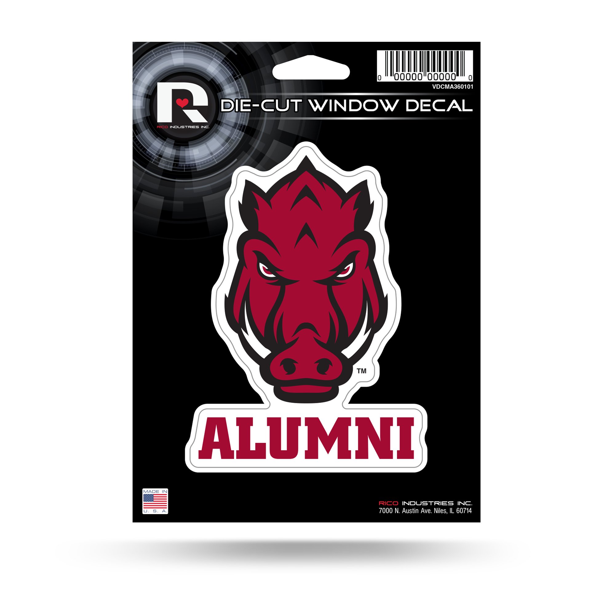 University Of Arkansas Razorbacks Alumni - Die Cut Vinyl Sticker at ...