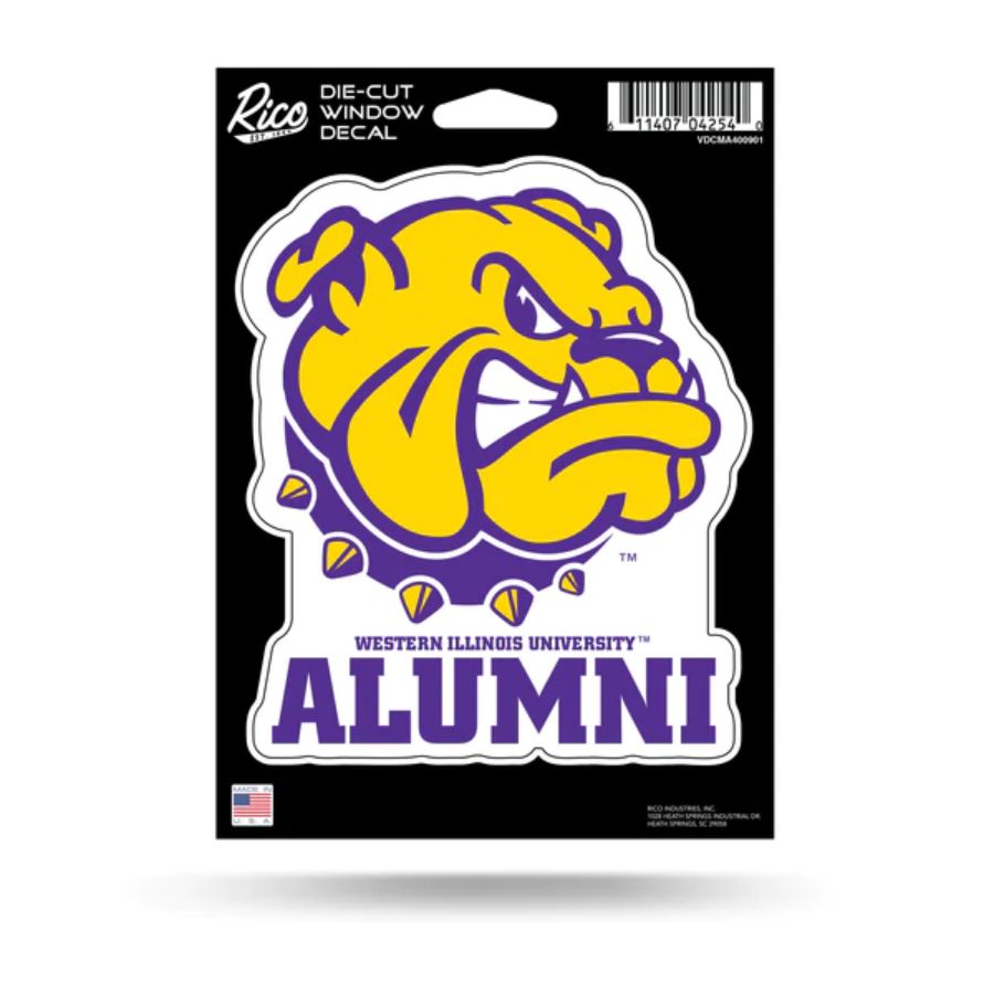 Western Illinois University Leathernecks Alumni - Die Cut Vinyl Sticker ...