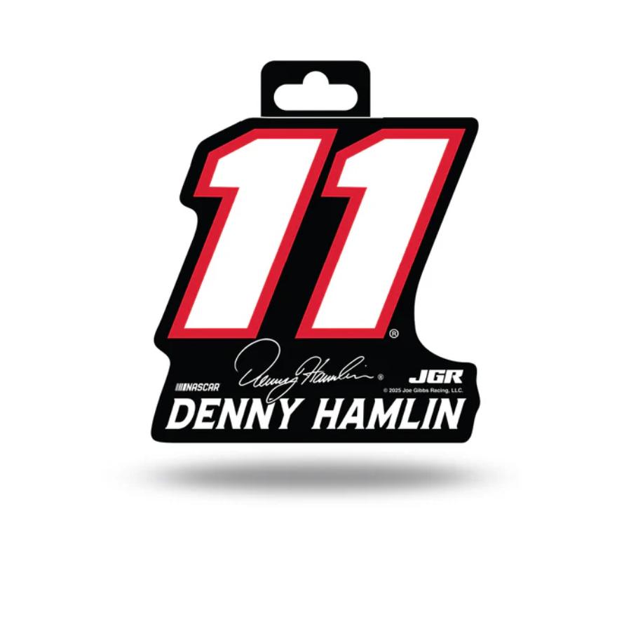 Denny Hamlin #11 - Die Cut Vinyl Sticker at Sticker Shoppe