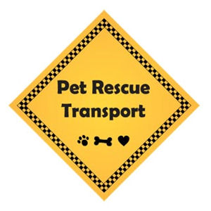 Pet Rescue Transport - Small Yellow Transport Magnet at Sticker Shoppe