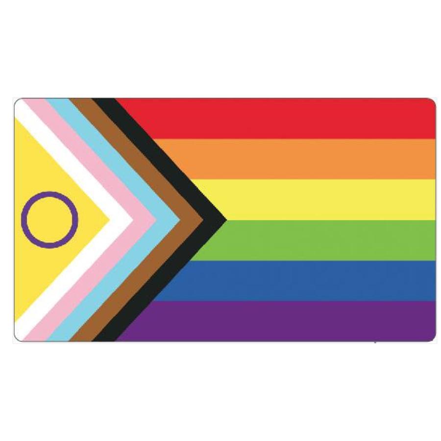 Intersex Progress Pride Flag - Vinyl Sticker at Sticker Shoppe