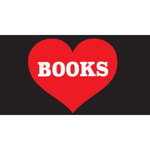 I Love Books - Sticker at Sticker Shoppe