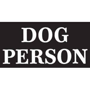 Dog Person - Sticker at Sticker Shoppe