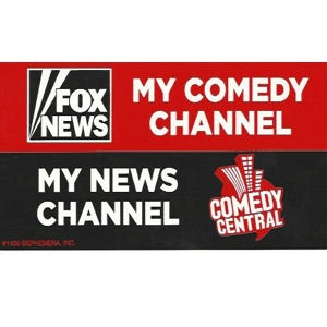 Fox News My Comedy Channel Comedy Central My News Channel - Sticker at ...