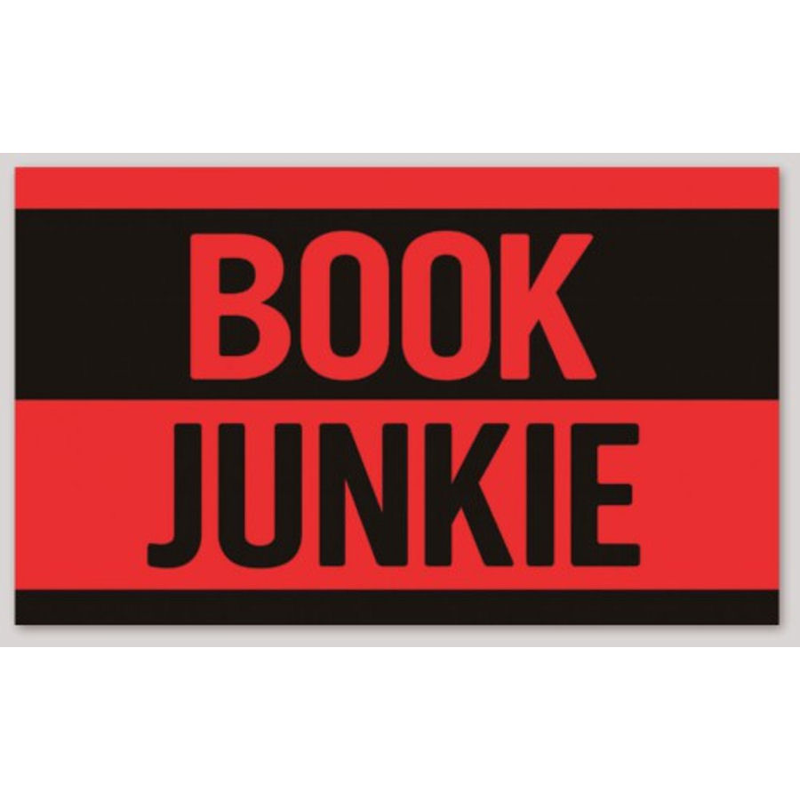 Book Junkie - Sticker at Sticker Shoppe