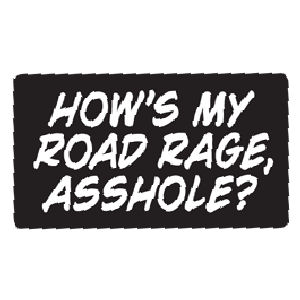 Road Rage - Sticker at Sticker Shoppe