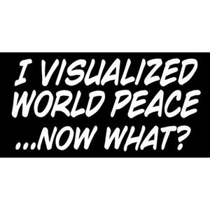 Visualized World Peace - Sticker at Sticker Shoppe